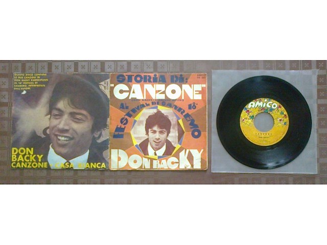 DON BACKY - Canzone (singl) Made in Italy