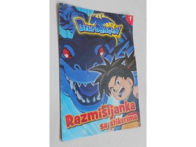 Razmišljanka sa stikerima Blue dragon