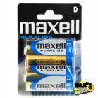 Maxell alkalna baterija D blister LR20