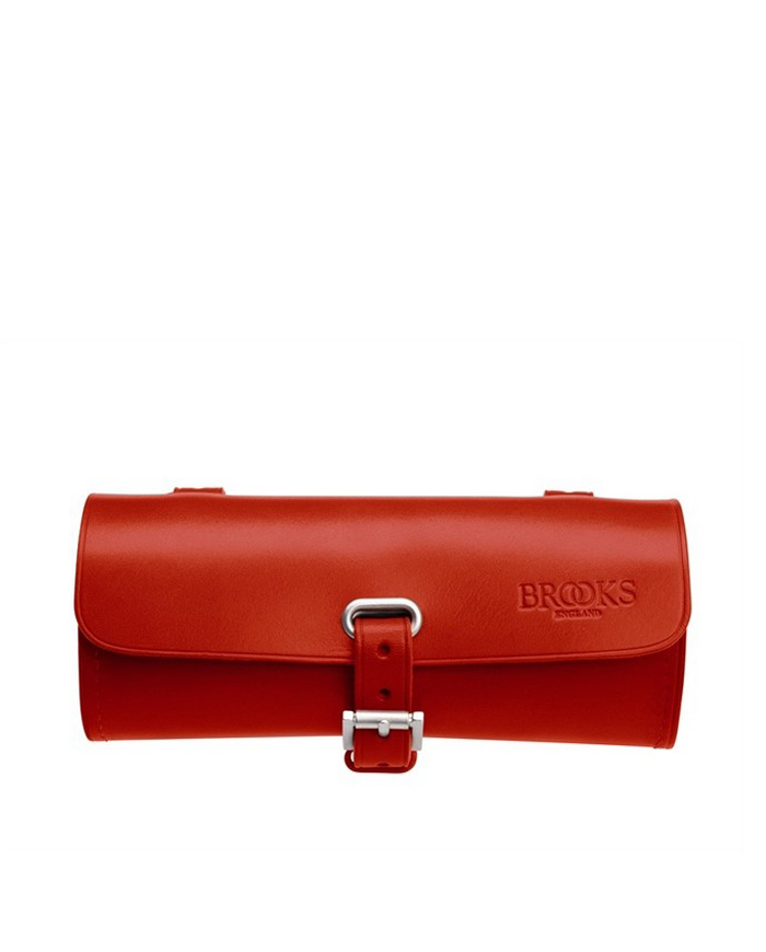 TORBA ZA BICIKL LEATHER RED Brooks