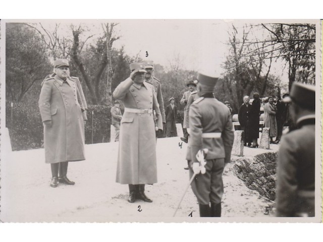 MILAN NEDIĆ general - Kotor 1936 - Ulaz u kasarnu Benak