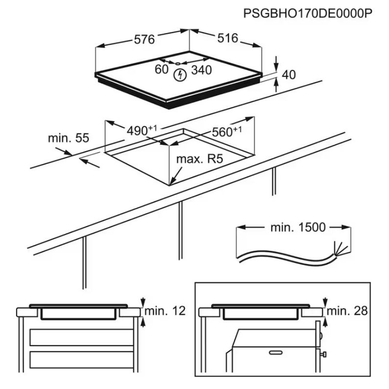 AEG ugradna ploča HK634021XB