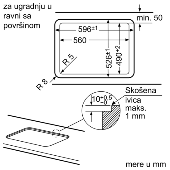 Bosch ugradna ploča PPP6A6M90