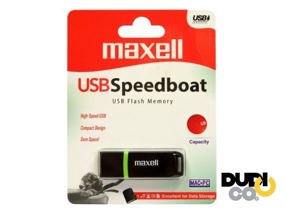 Maxell 32GB Speedboat USB 3.1 Black