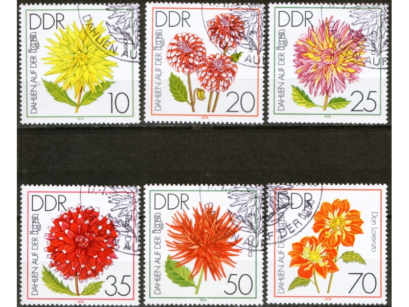 kt126e, 17. jul.1979. DDR Mi2435-40 -o-