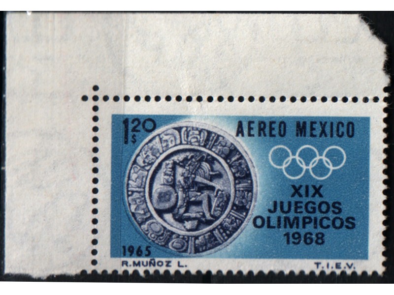 kt283y 147.dec1965 Mexico Mi1195 **