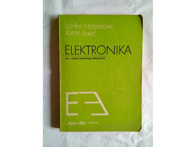 Elektronika za IV razred- Danko Marjanović, Zoran Savić