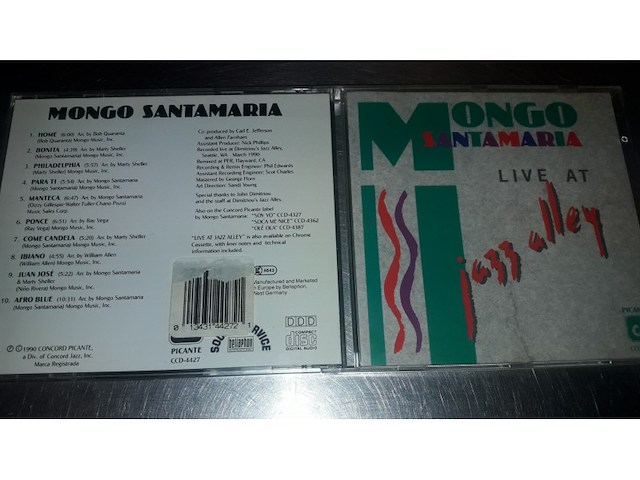 Mongo Santamaria - Live at Jazz alley , ORIGINAL