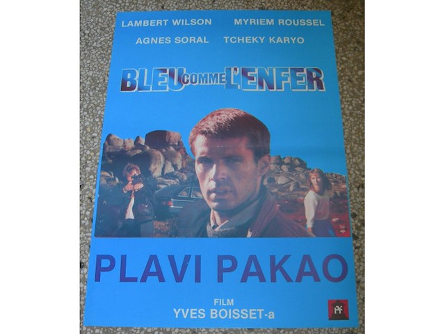 Plavi pakao (Lambert Wilson) - filmski plakat
