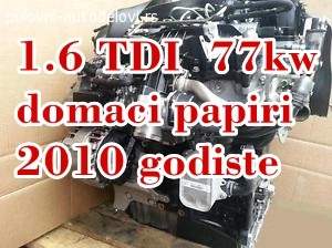 Motor 1.6 TDI 77 kw