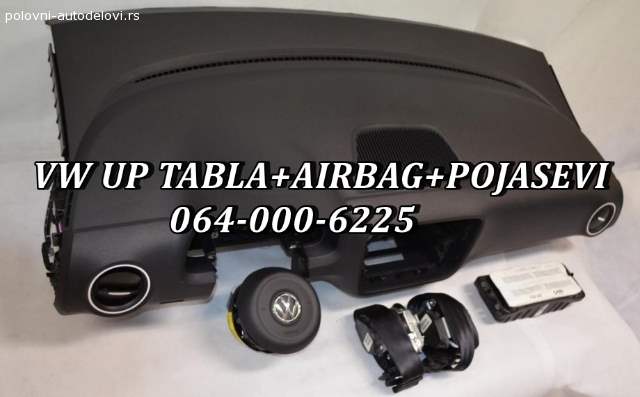 Vw up tabla airbegovi pojasevi