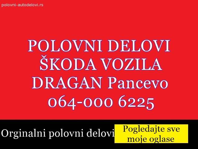 Škoda polovni delovi