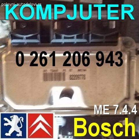 KOMPJUTER BOSCH 0 261 206 943 PEUGEOT