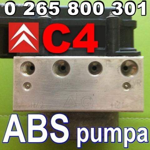 Citroen C4 ABS Pumpa 0 265 800 301