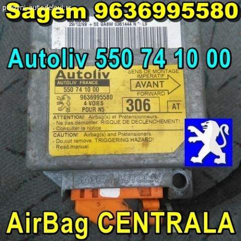 AirBag CENTRALA Autoliv 550 74 10 00 Pežo Sagem 9636995580