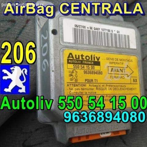 AirBag 206 CENTRALA Autoliv 550 54 15 00 Peugeot 9636894080