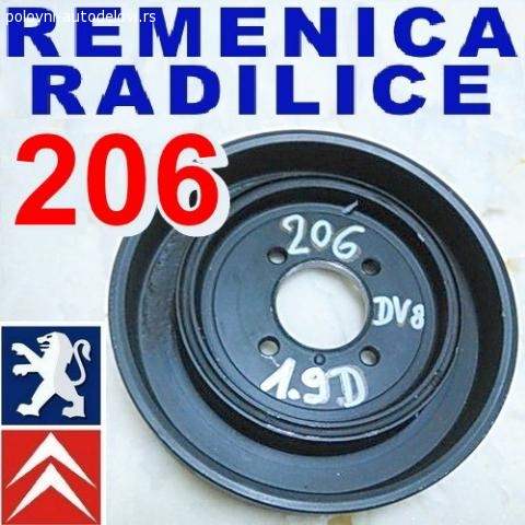 Remenica Radilice 206 Peugeot 1,9D za DV8 motor