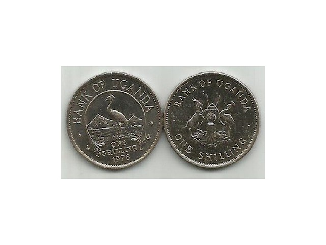 Uganda 1 shilling 1976.