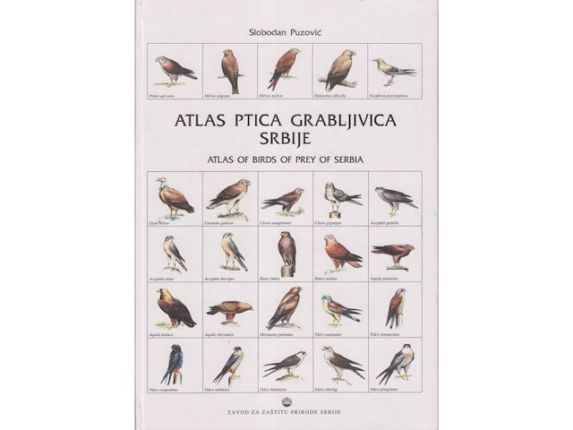 ATLAS PTICA GRABLJIVICA SRBIJE / perfektttttttt