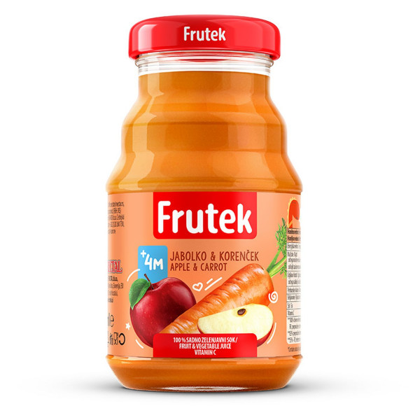 Frutek sok šargarepa i jabuka 125ml