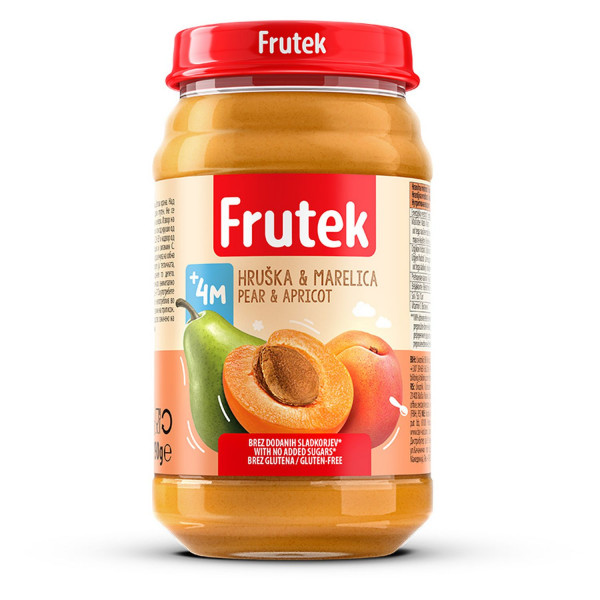 Frutek kašica kajsija i kruška 190g