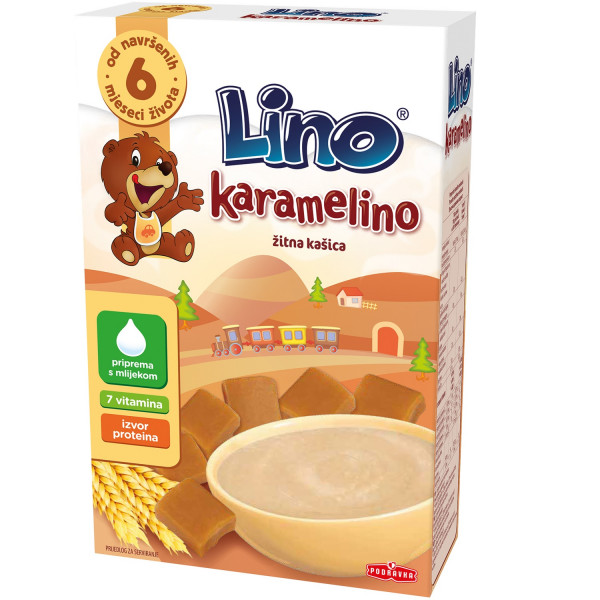 Lino bezmlečna instant kaša karamelino 200g