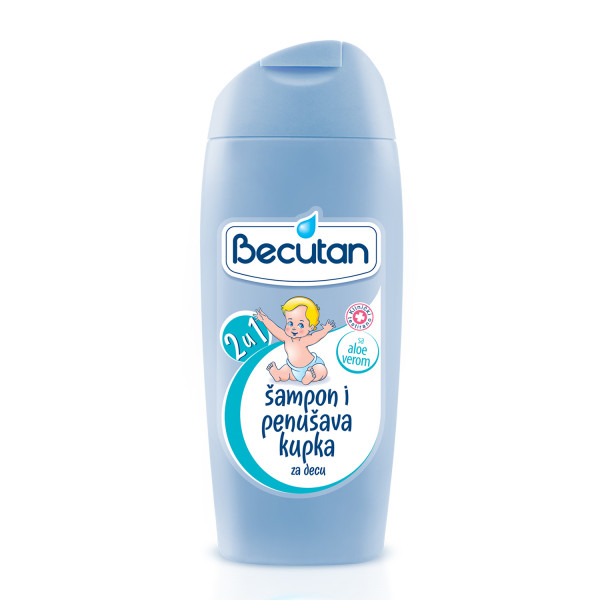 Becutan baby šampon i kupka 2u1 200ml