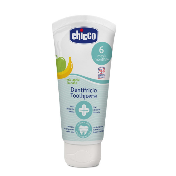 Chicco bm pasta za zube jabuka i banana 50ml,