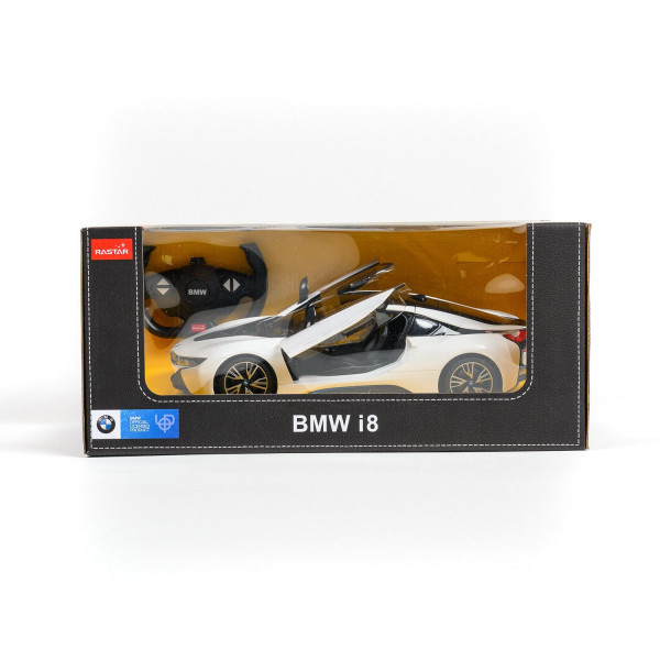 Rastar RC BMW i8 1:14 - bel, crn