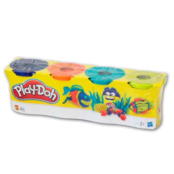 Play-doh plastelin 4 u pakovanju