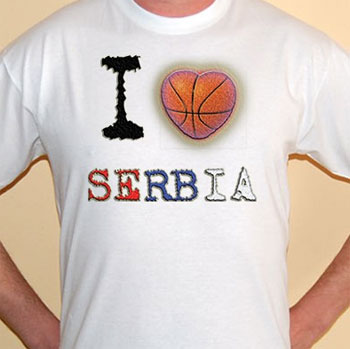 Majica I love Serbia