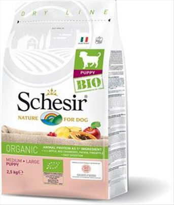 Novo oganska hrana za pse Schesir 2.5kg