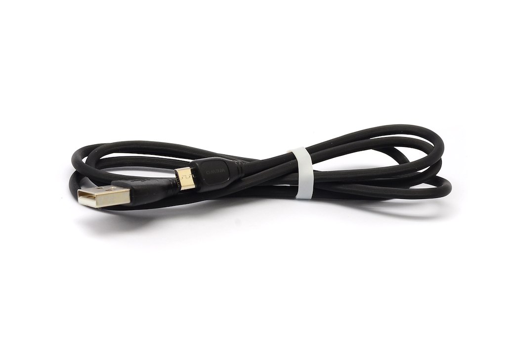 USB Data Cable QC WEWO WCA-05 micro USB (2.4A) crni 1m