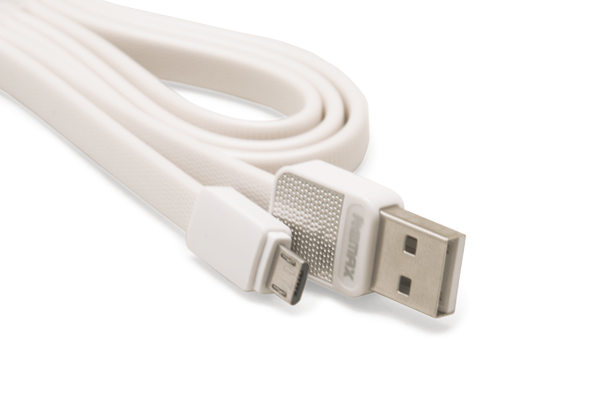 USB Data Cable REMAX RC-044m PLATINUM micro USB (2A) beli 1m