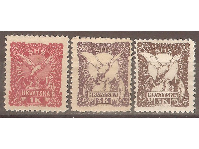 1919 - SHS Hrvatska - sokor serija MH