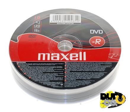 Maxell dvd-r 4.7gb 16x economic 10s