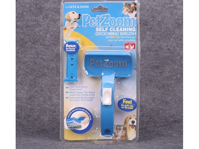 Grooming BRUSH  Pet Zoom ZA KUCE I MACE, NOVO !!!!