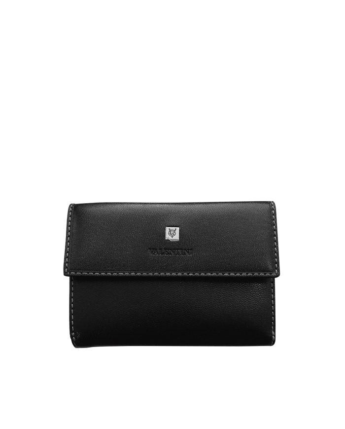 NOVČANIK PICK IT LEATHER BLACK Alba Valentini