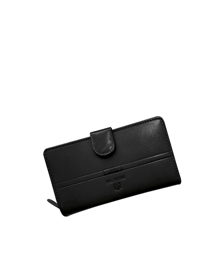 NOVČANIK SLIM MISS LEATHER BLACK Alba Valentini