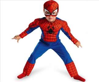 Kostim Spiderman sa mišićima za dečake - novo