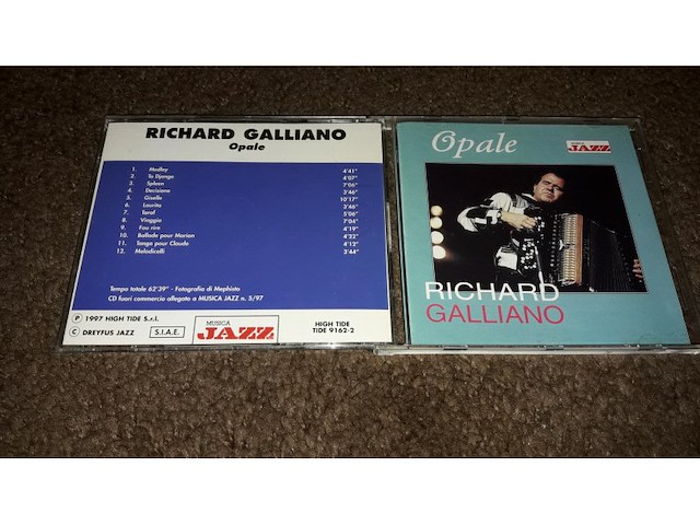 Richard Galliano - Opale , ORIGINAL