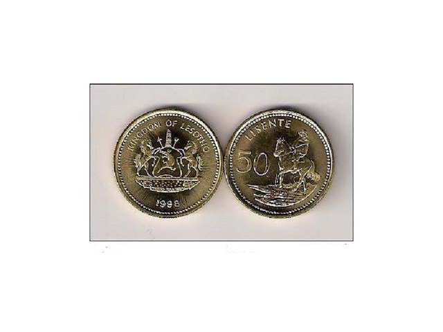 Lesotho 50 lisente 1998. UNC