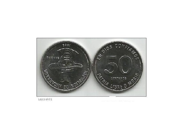Nicaragua 50 centavos 1983. UNC