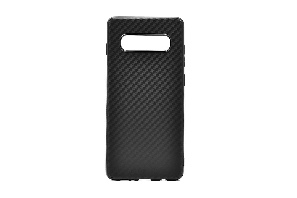 TPU CARBON 0,3mm for SM-G973F (Galaxy S10) black