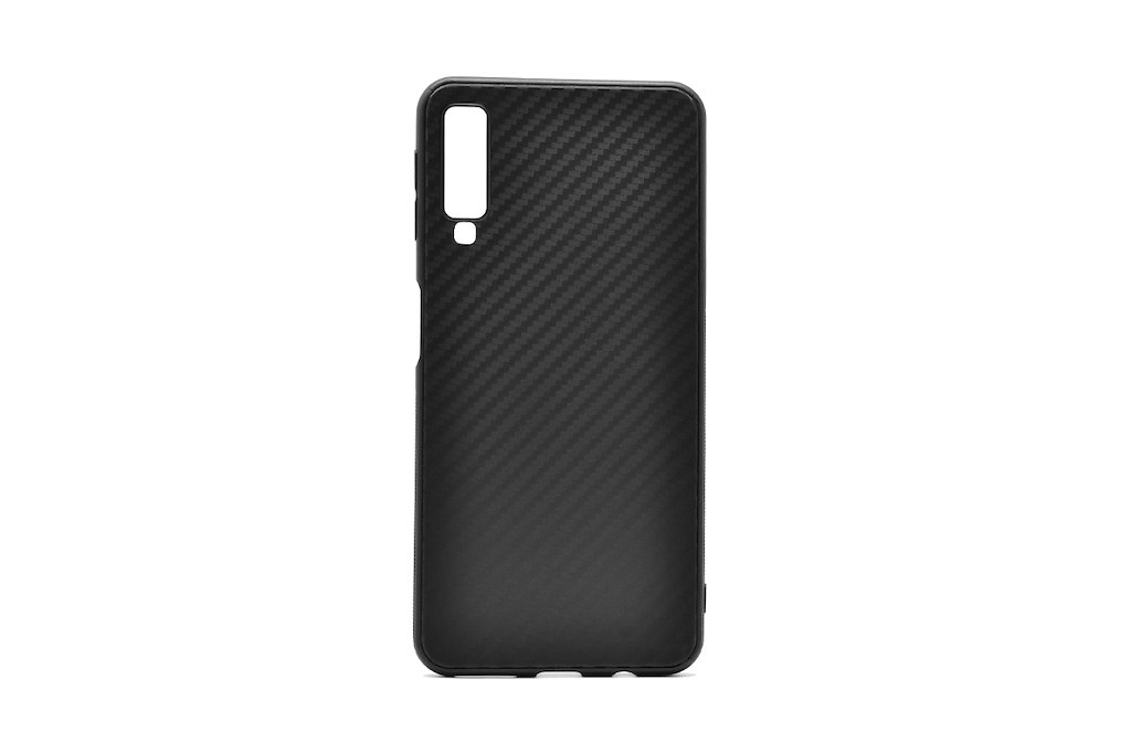 TPU CARBON 0,3mm For SM-A750F (Galaxy A7 2018) Black