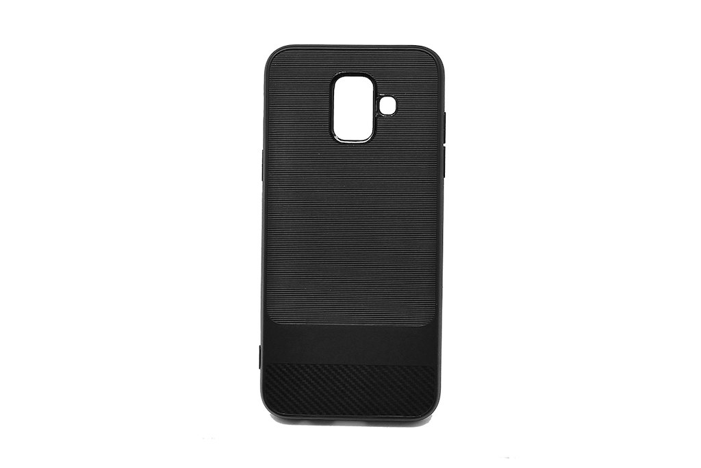 TPU BRUSHED PLUS for SM-A600F (Galaxy A6 2018) black