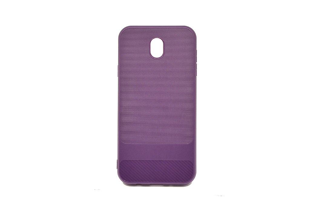 TPU BRUSHED PLUS for SM-J330F (Galaxy J3 2017) purple