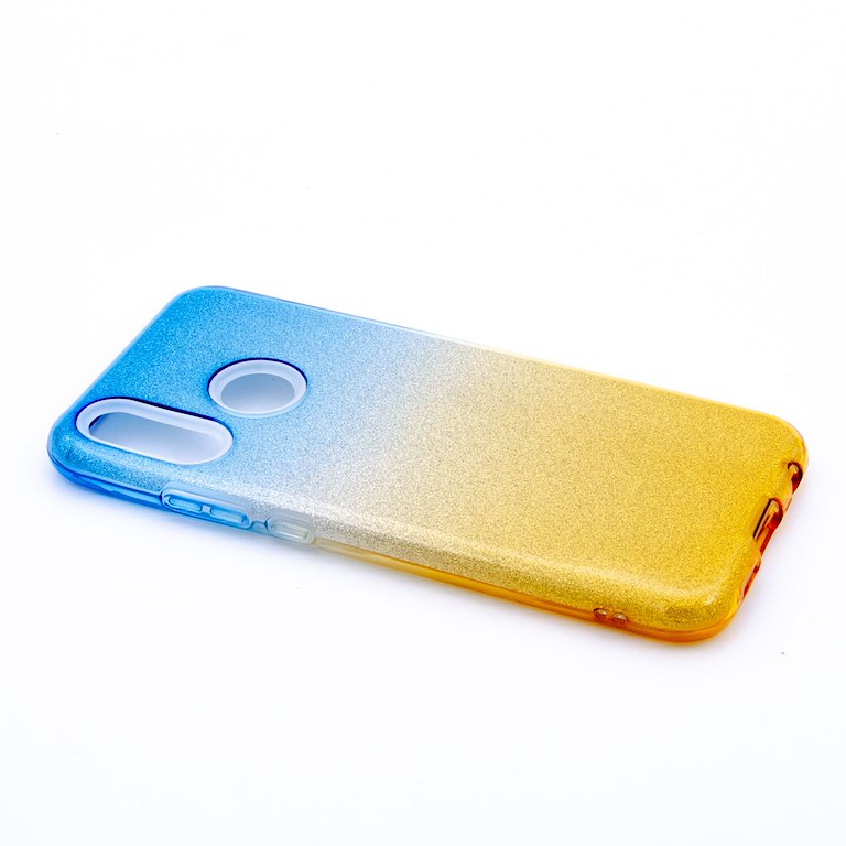 TPU DOUBLE SHINE P20 Lite (blue/yellow)