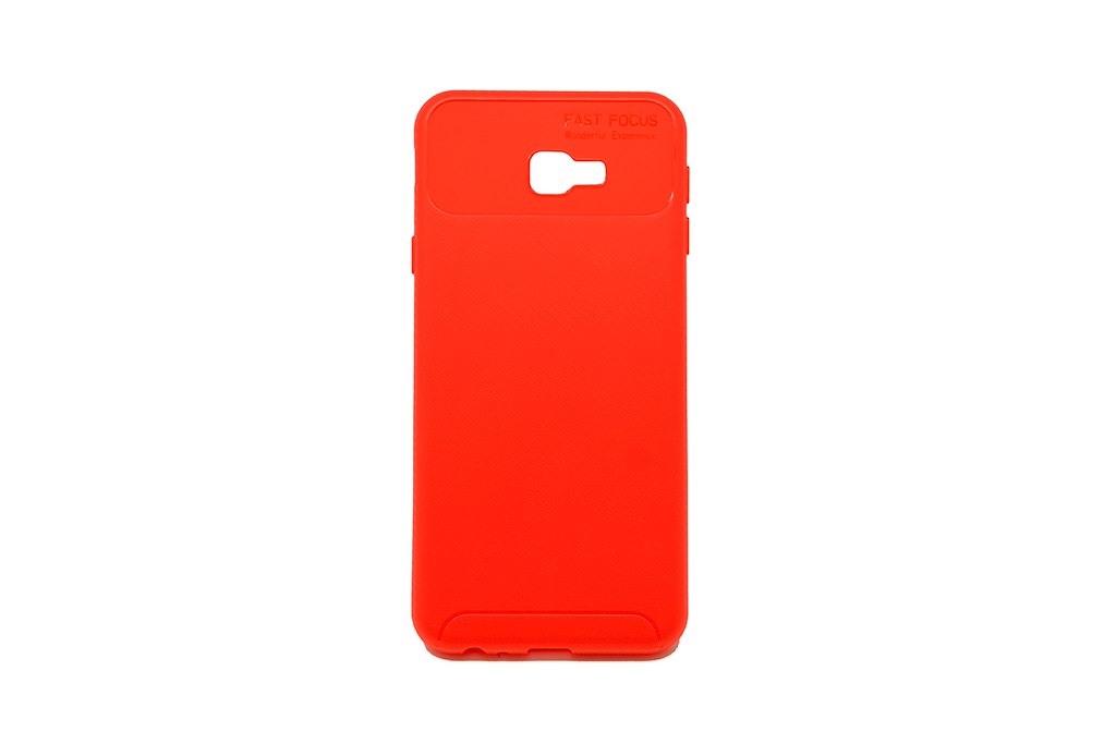 TPU CARBON for SM-J415F (Galaxy J4 Plus 2018) red