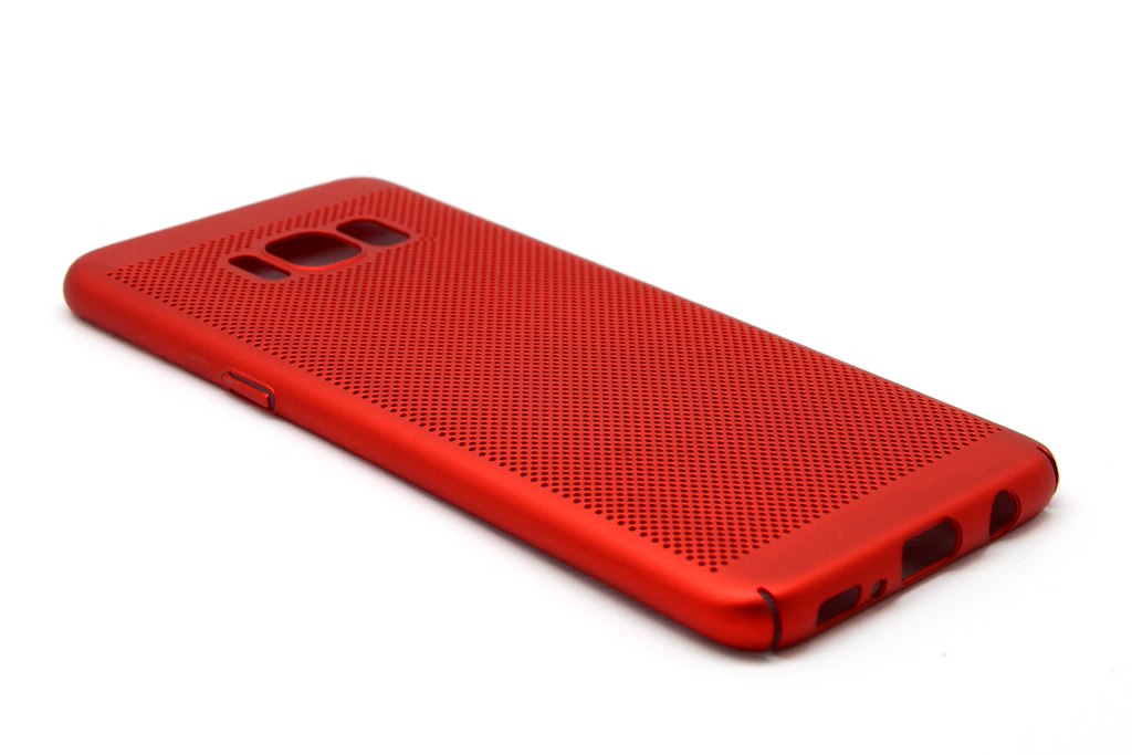 TPU/PC BREATH for SM-J737F (Galaxy J7 2018) red